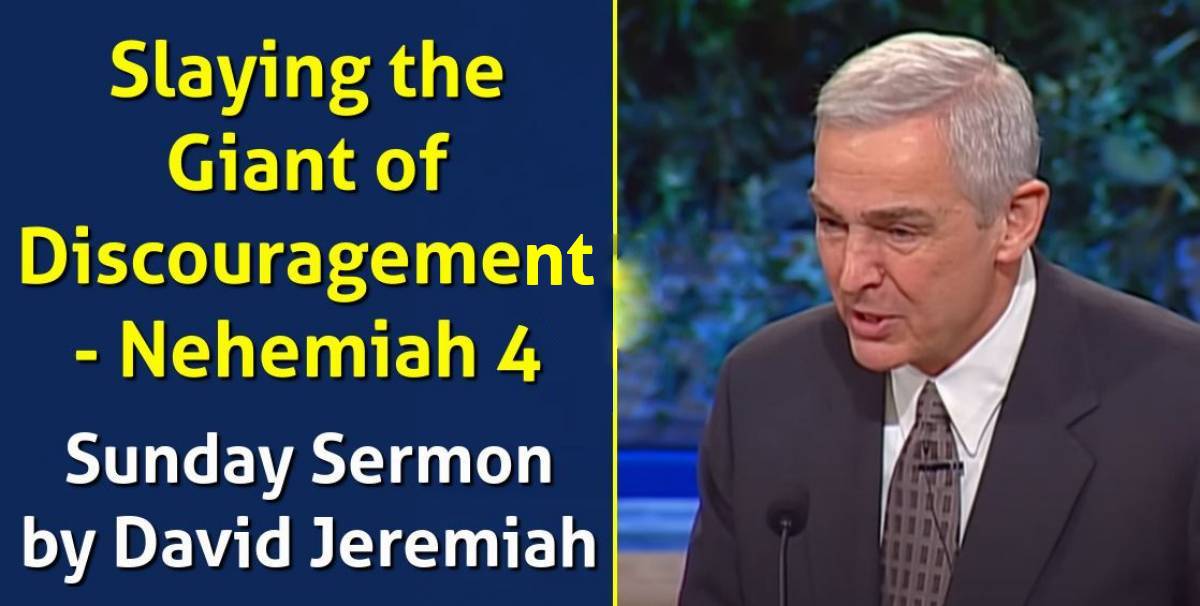 Watch David Jeremiah Sunday Sermon - Slaying the Giant of ...