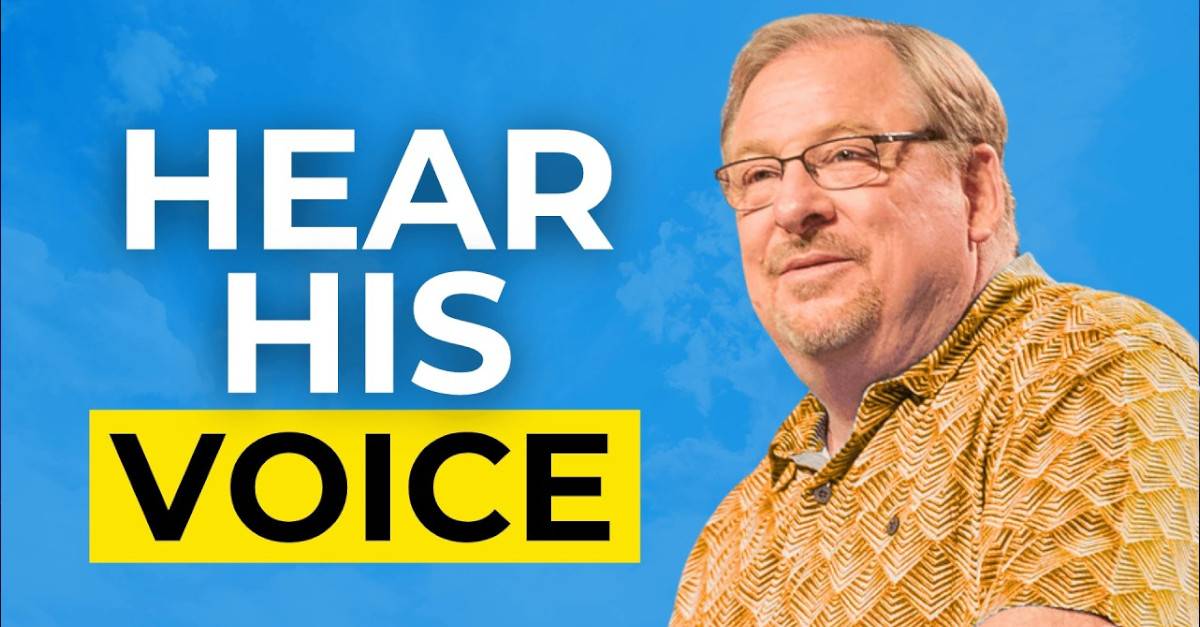 Rick Warren - Watch Sermon: How To Recognize God's Voice in Your Daily Life