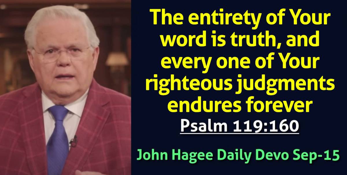 John Hagee Daily Devotions