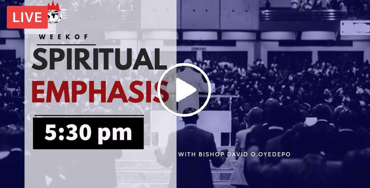 David Oyedepo (6TH AUGUST, 2020) DOMI STREAM: DAY 2 | WEEK OF SPIRITUAL EMPHASIS