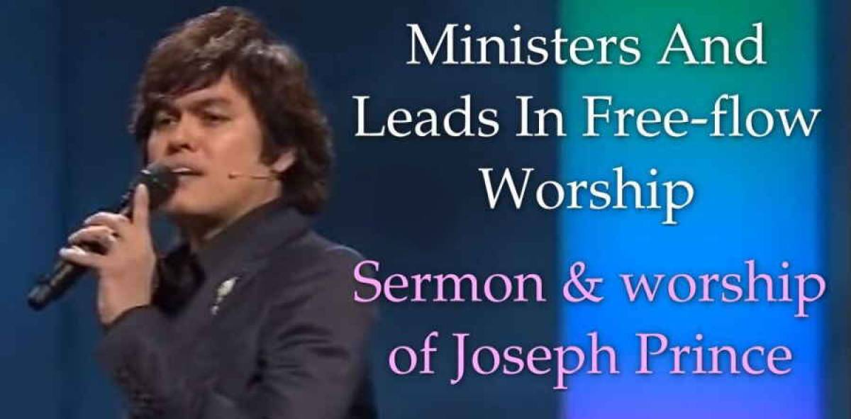 Joseph Prince - Ministers And Leads In Free-flow Worship
