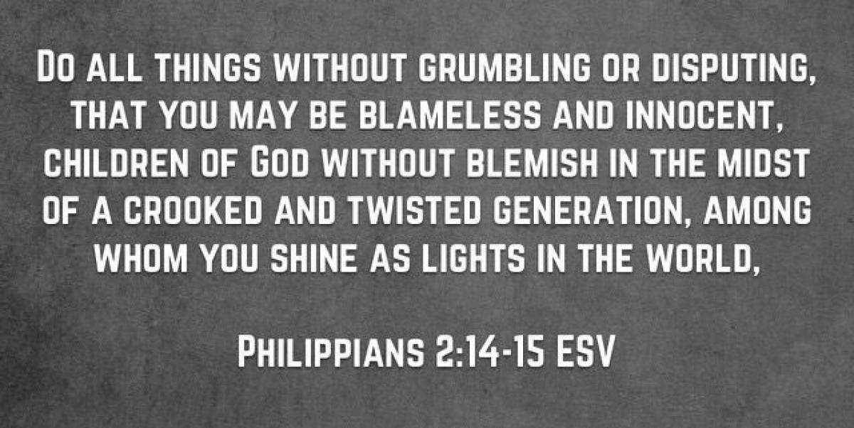 Daily Devotional (August-29-2025) MURMURING OR COMPLAINING IS NOT OUR ...