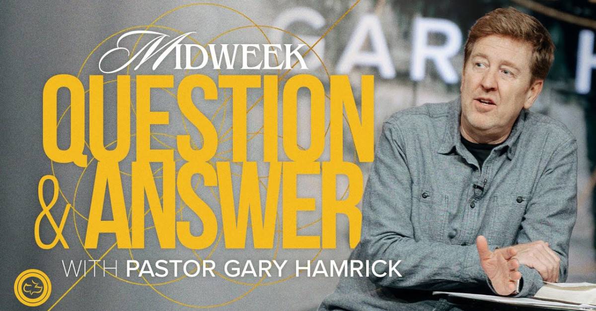 Watch Midweek Q & A With Gary Hamrick
