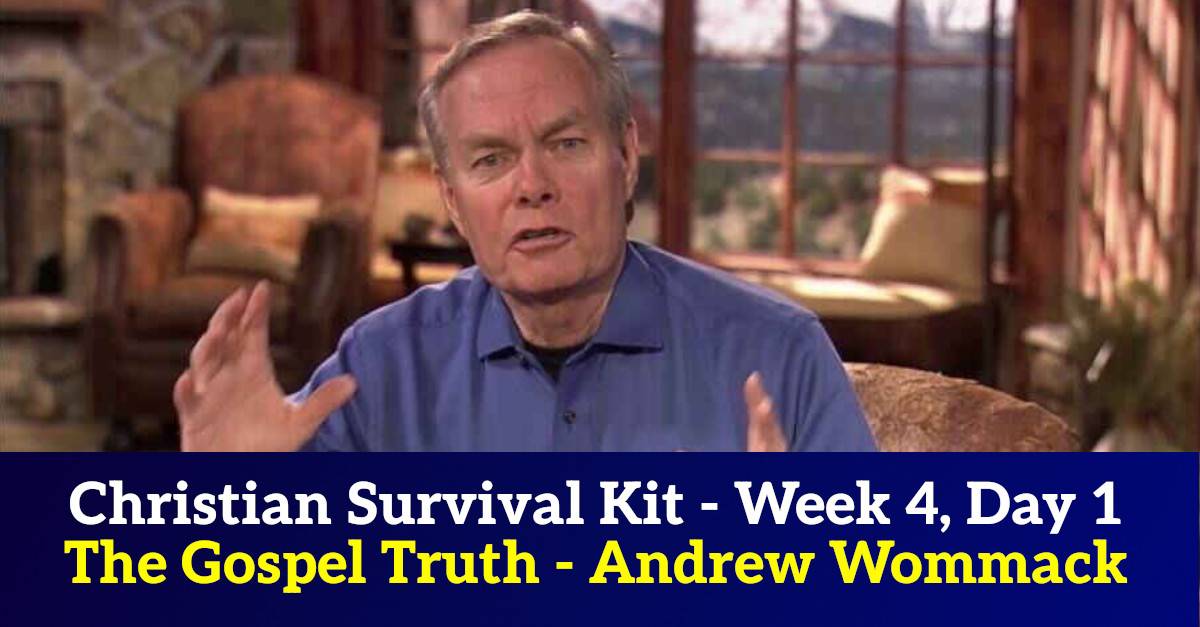 Sermon Christian Survival Kit - Week 4, Day 1 - The Gospel Truth by ...