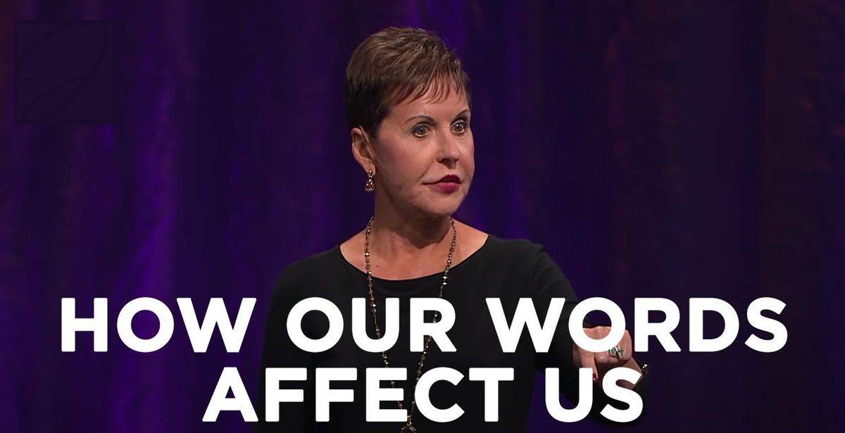 Joyce Meyer - Watch Sermon: How Our Words Affect Us