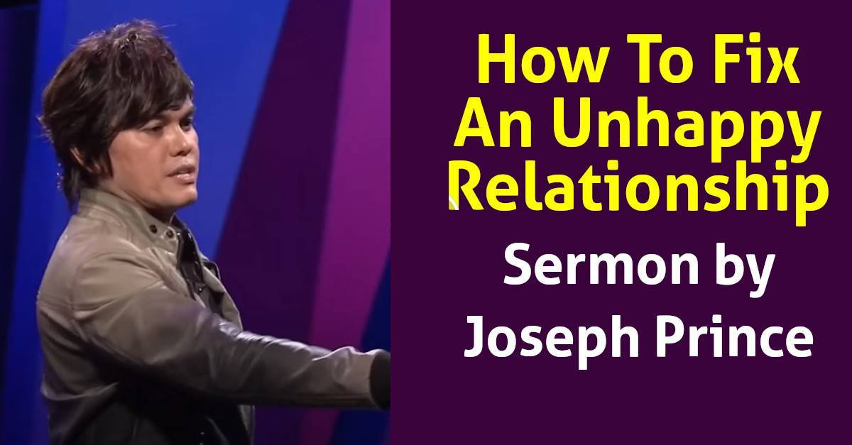 Watch Joseph Prince Sermon: How To Fix An Unhappy Relationship