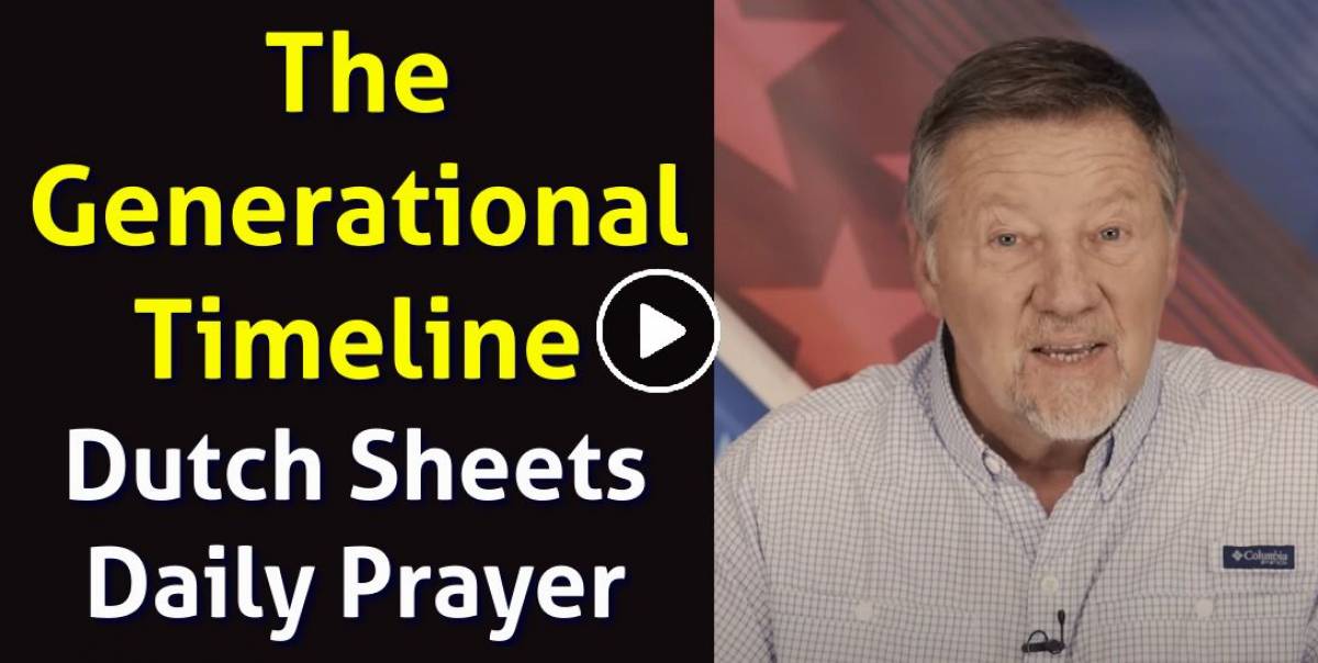 Watch Dutch Sheets Daily Prayer - April 20, 2025 The Generational ...