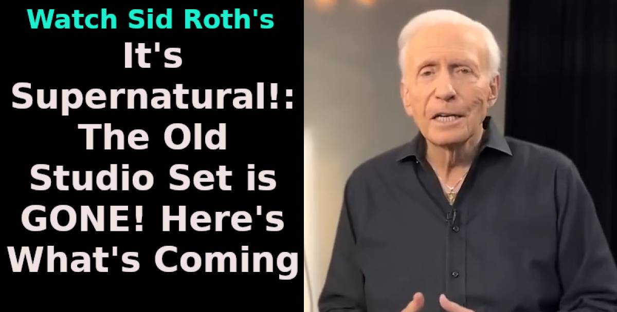 Watch Sid Roth's It's Supernatural!: The Old Studio Set is GONE! Here's ...